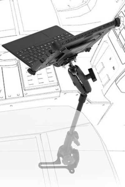 All-In-One Forklift Tablet Mount System | MobileDemand